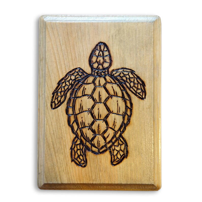 Sea Turtle Wood Burning | Etsy