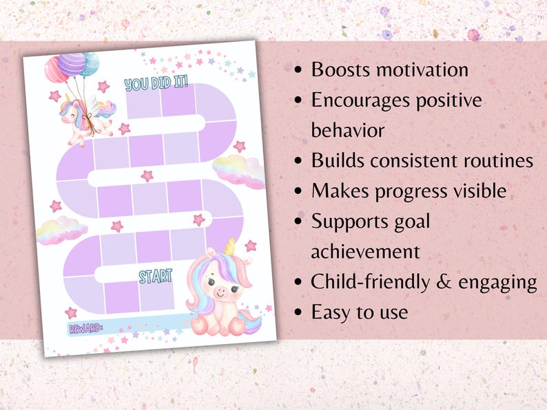 Daily Routine Chart for Kids | Unicorn Printable Morning & Bedtime ...