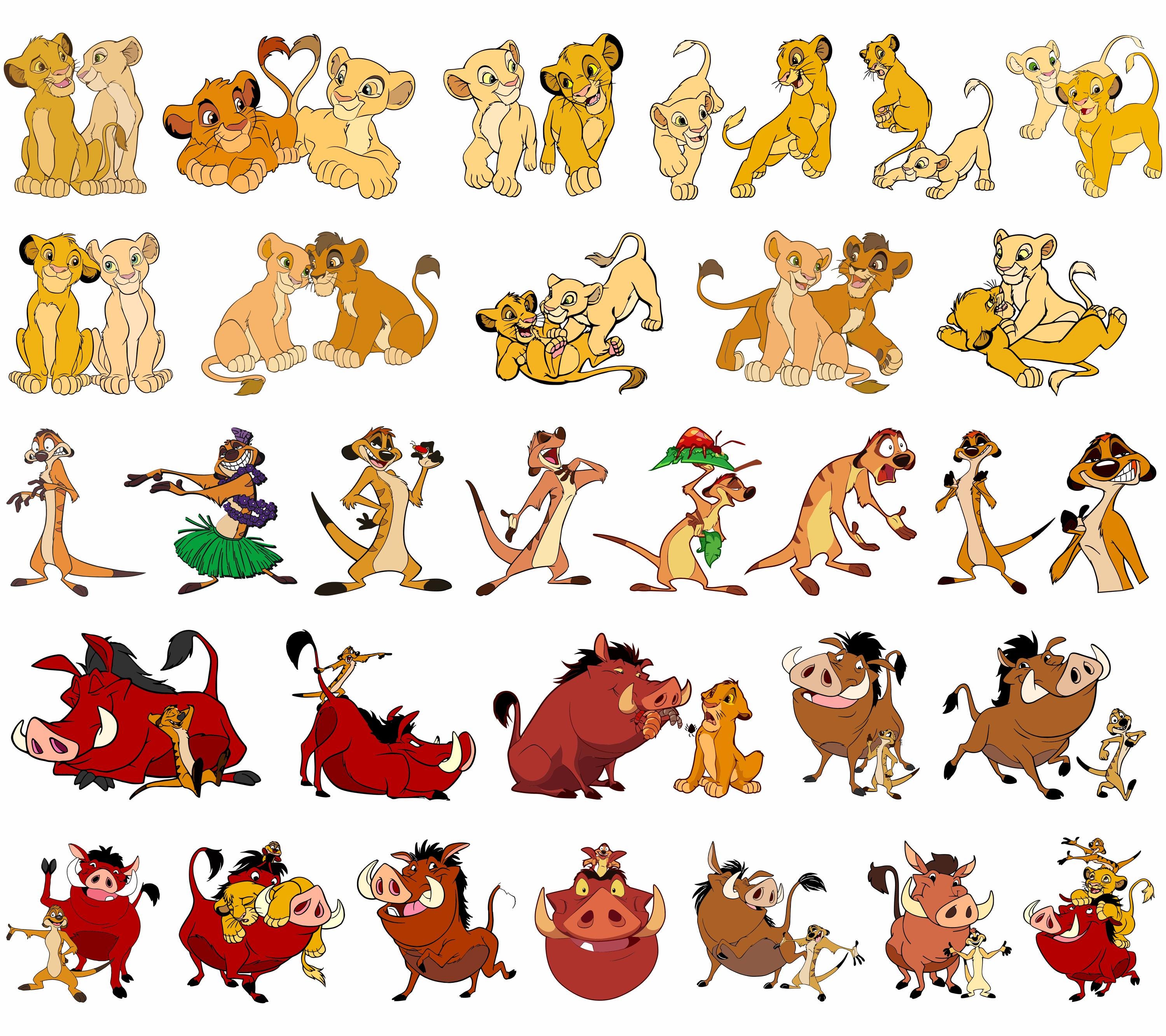 El Rey León SVG Mega, Simba Svg para Cricut, El Rey León Png, Hakuna ...