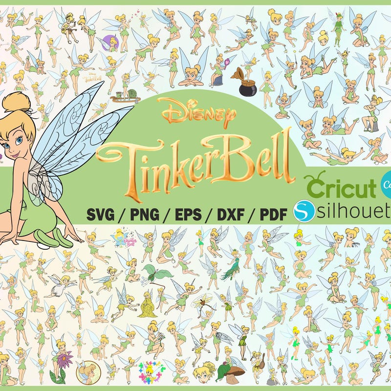 Tinkerbell Svg - Etsy