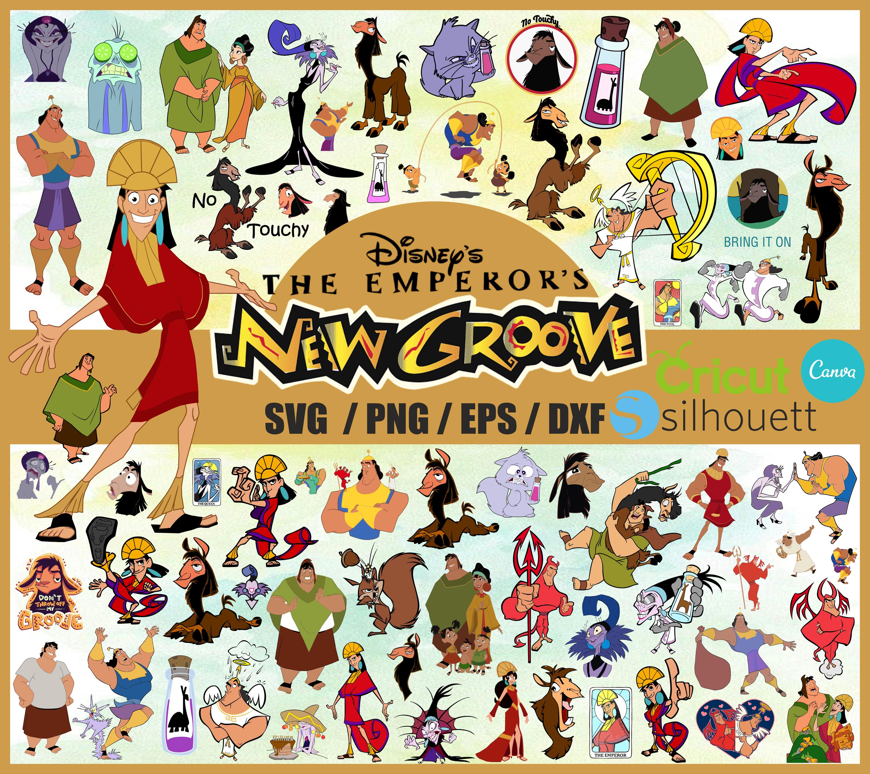 The Emperor's New Groove SVG Clipart Bundle (digital Download) - Etsy