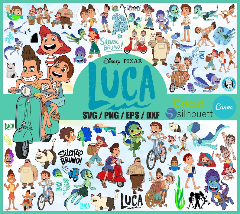 Luca Clipart PNG Digital Download, Luca Shirts, Luca Birthday ...