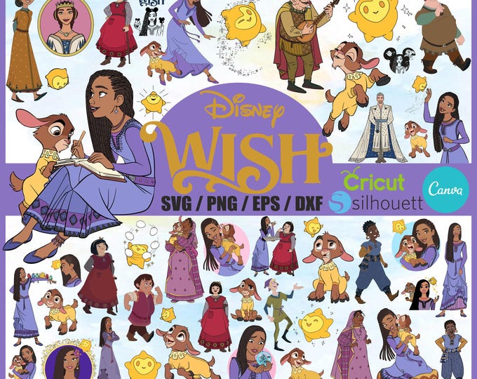 Wish PNG and SVG Cliparts Mega Bundle, Wish Alphabet Font Letters ...