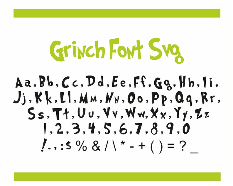 Grinch Christmas SVG Bundle: 100+ Vector Cut Files (digital Download ...