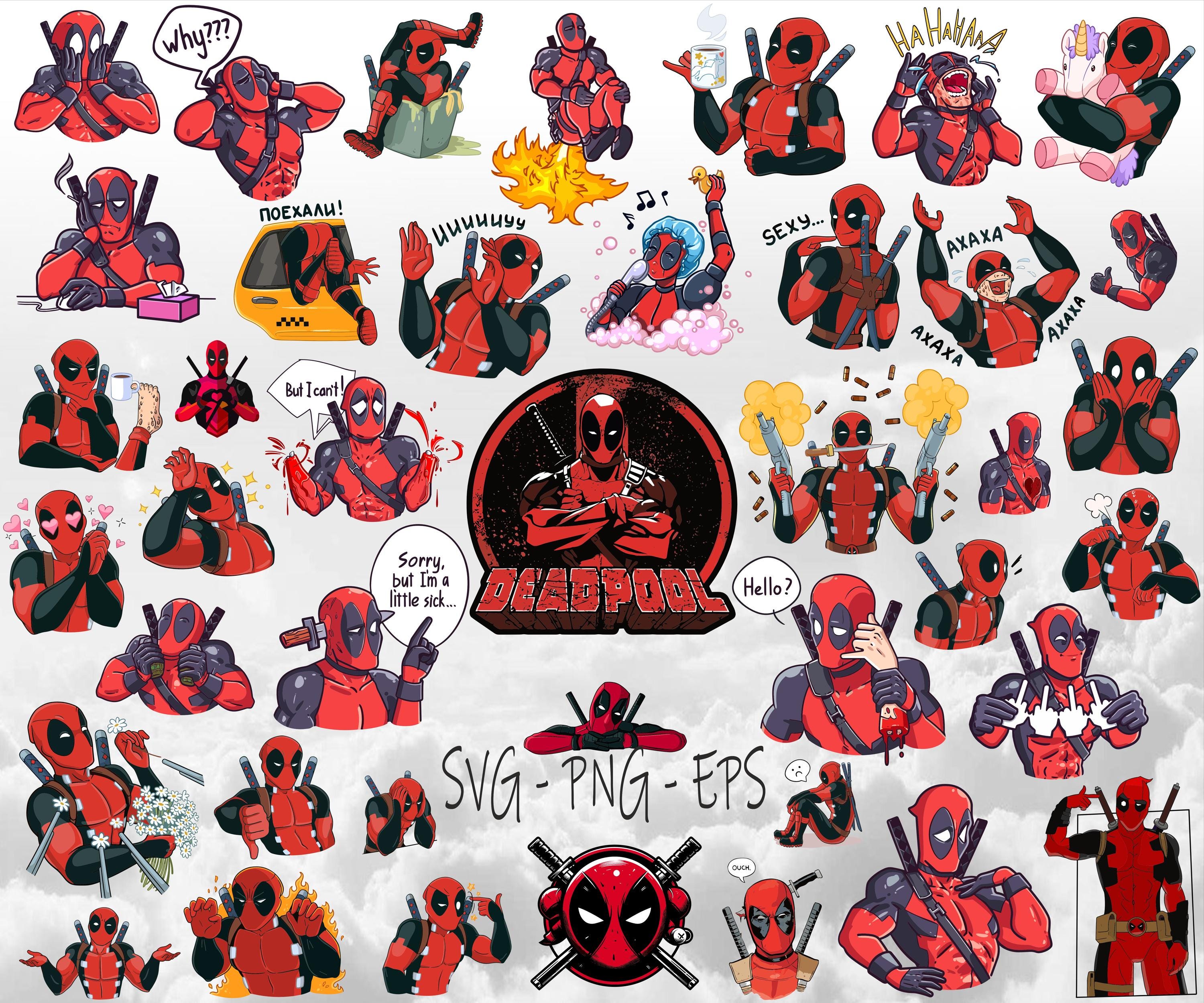 Deadpool 3 PNG Bundle: Digital Art & Crafts (instant Download) - Etsy