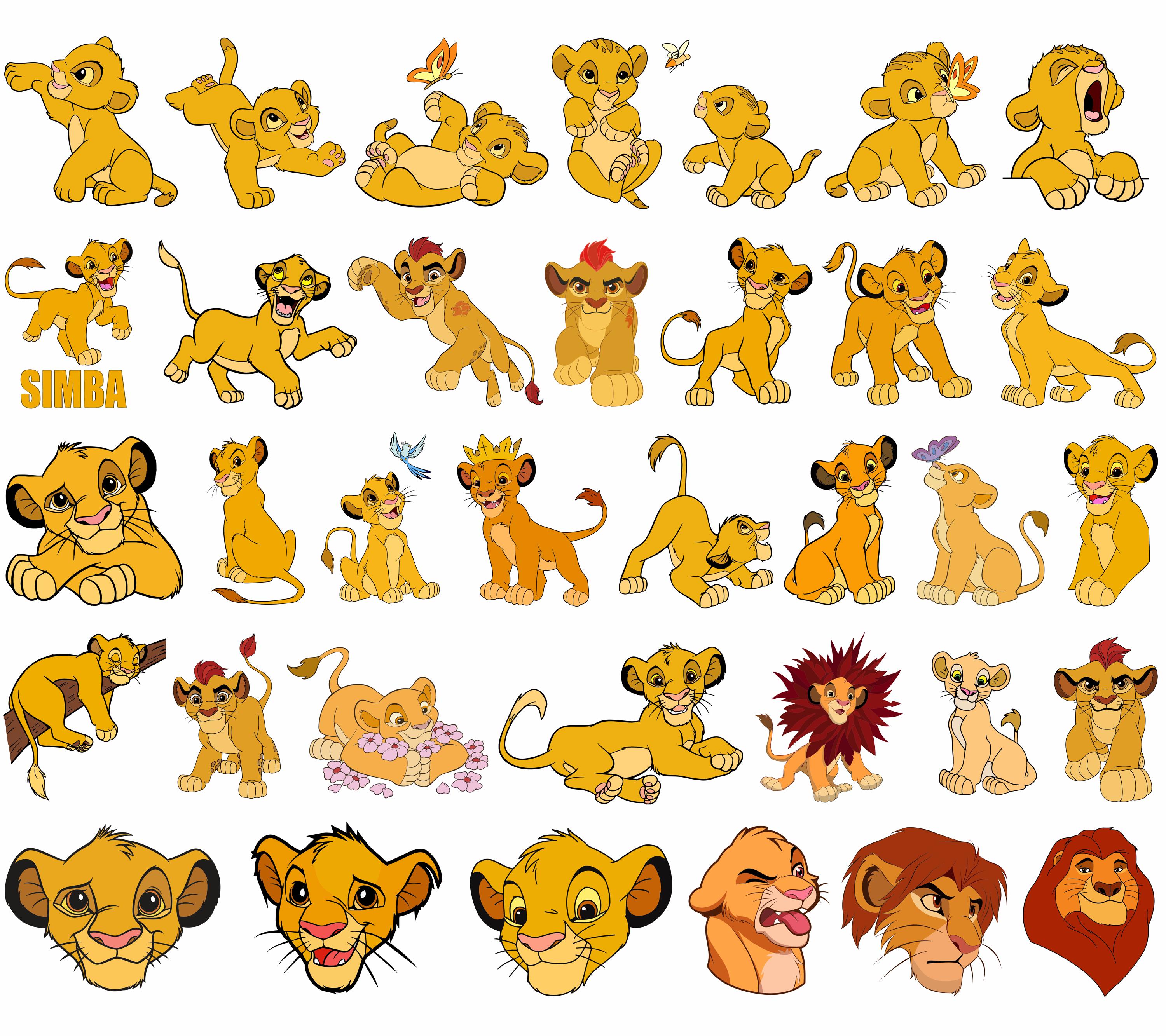 El Rey León SVG Mega, Simba Svg para Cricut, El Rey León Png, Hakuna ...