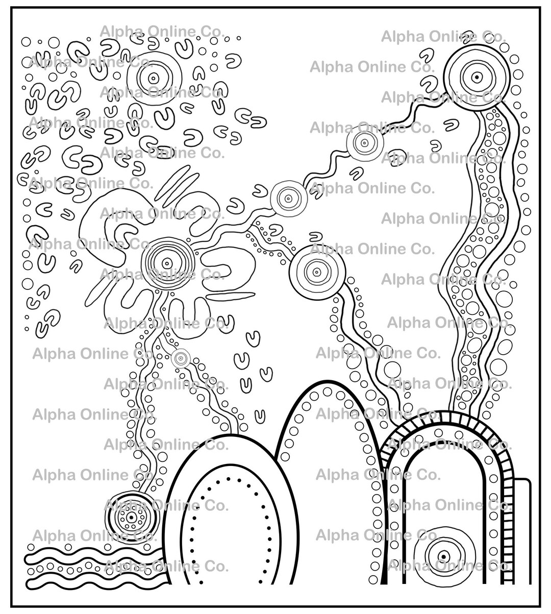 Minimal Colouring: First Nations Australia - Etsy