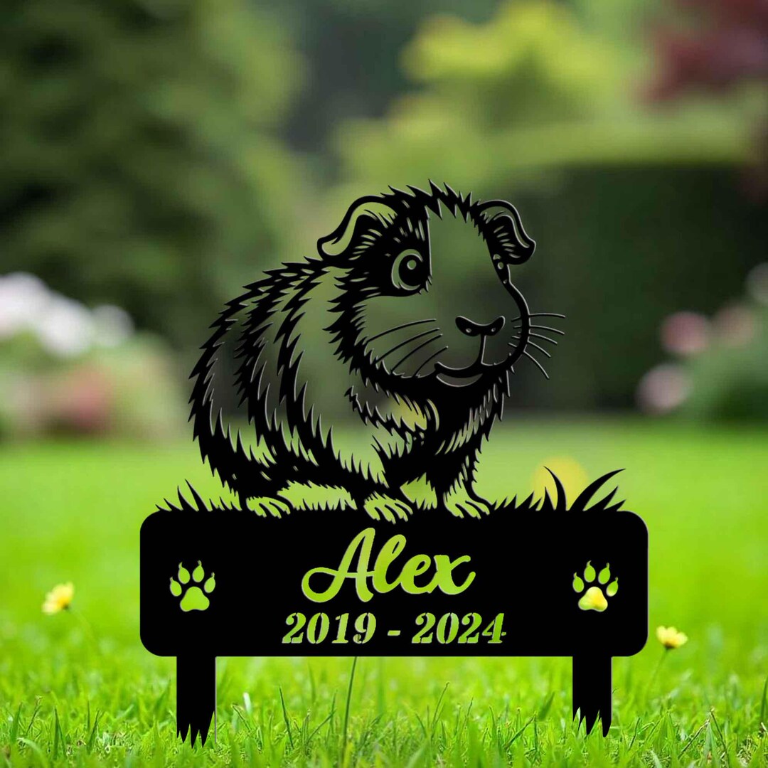 Hamster Memorial Stake - Garden Grave Stake - Kids Pet Sign - Xmas ...