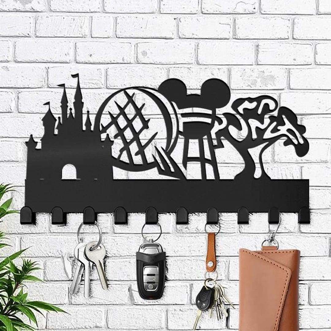 Magical New Disney Park Key Hanger - Disney World Rack Hanger - Disney ...