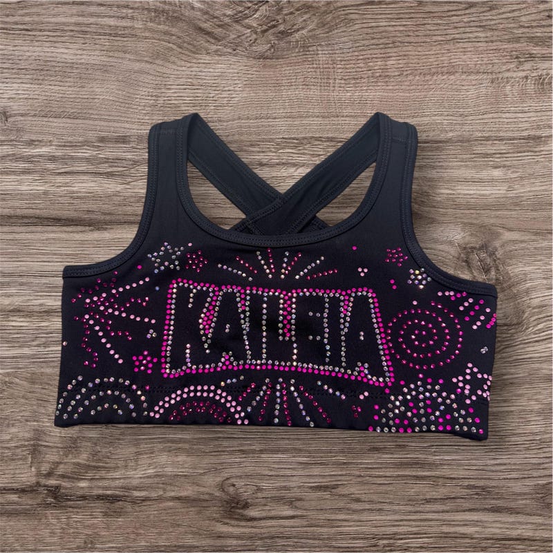 Rhinestone Bra - Etsy