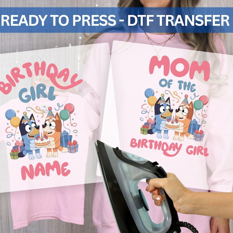 Bluey Heat Transfer - Etsy