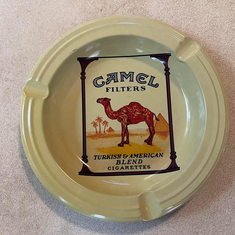 Tin Ashtray - Etsy