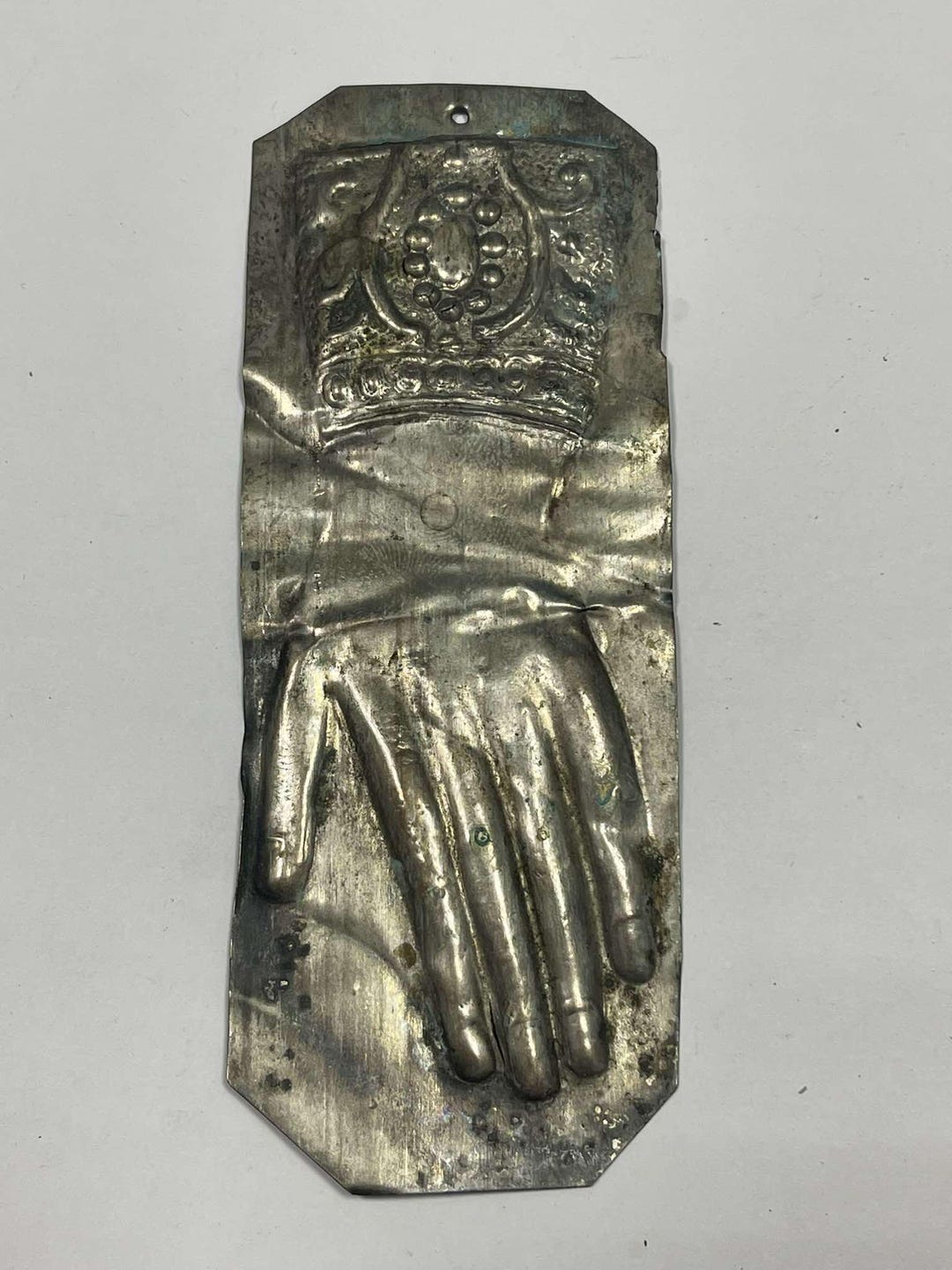 Rare Antique Hand Crafted Greek 'hand' Tamata Tama Ex Voto Orthodox ...