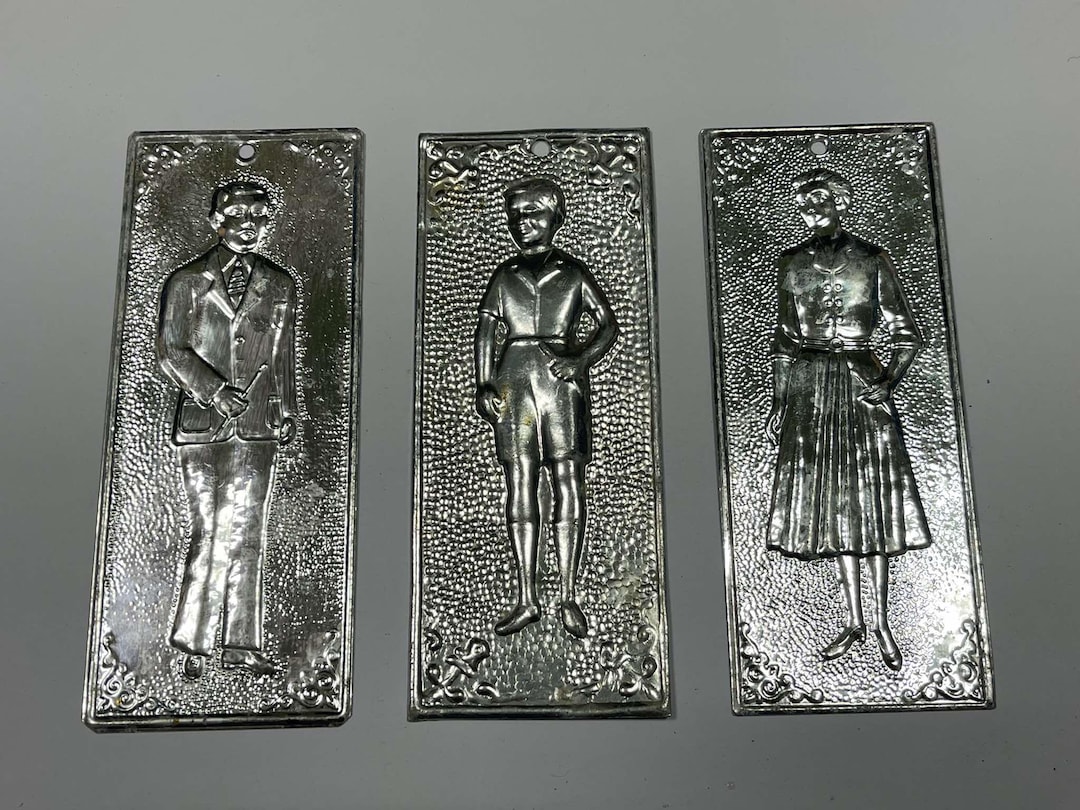 Lot of 3 X Vintage Greek Family Tamata Tama Ex Voto Orthodox Protection ...