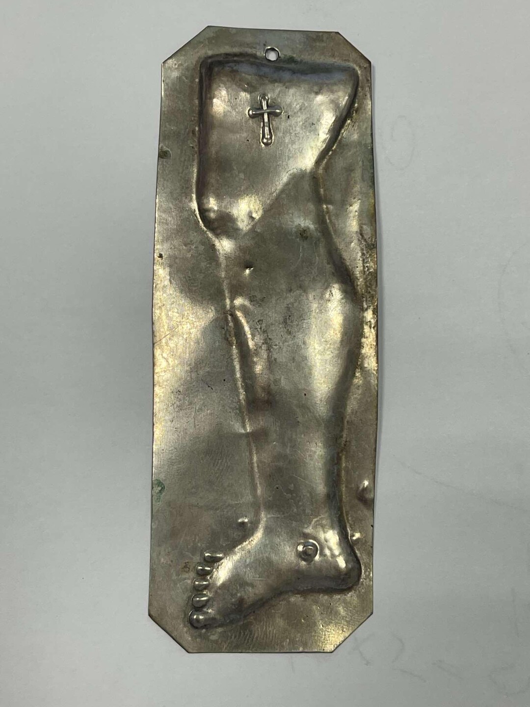 Rare Antique Hand Crafted Greek 'leg' Tamata Tama Ex Voto Orthodox ...