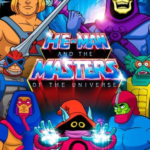 He-man Arcade Vinyl – Retro Cabinet Skin for Full-size Arcade Machine ...