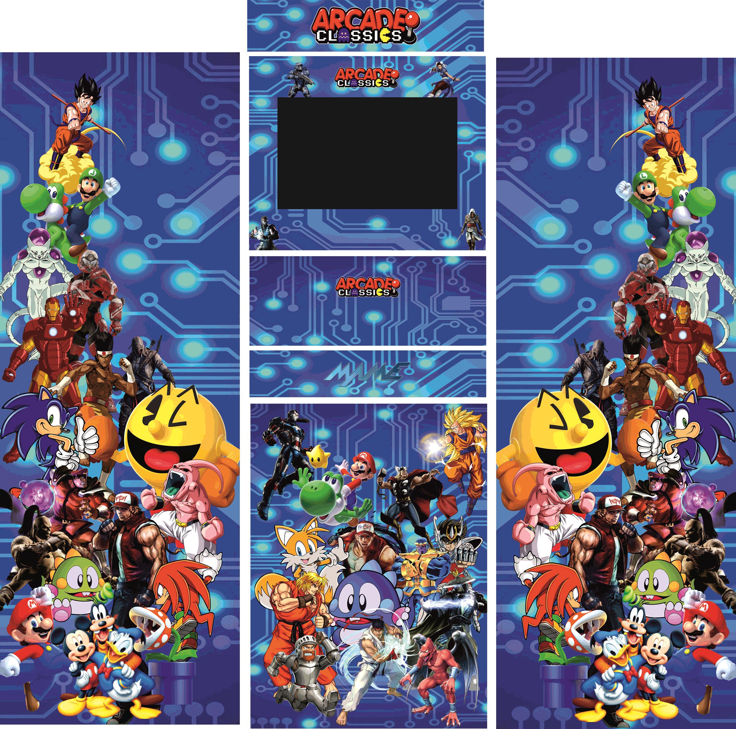 Arcade Classic Arcade Cabinet Machine Arcade Multicade - Etsy