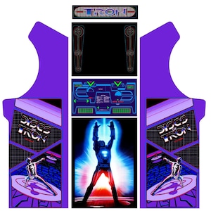 Tron Arcade Graphic - Etsy UK