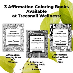 Kid's Affirmation Coloring Book printable PDF - Etsy