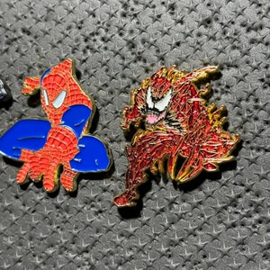 Spider-man, Venom & Carnage Enamel Pin Set - Etsy