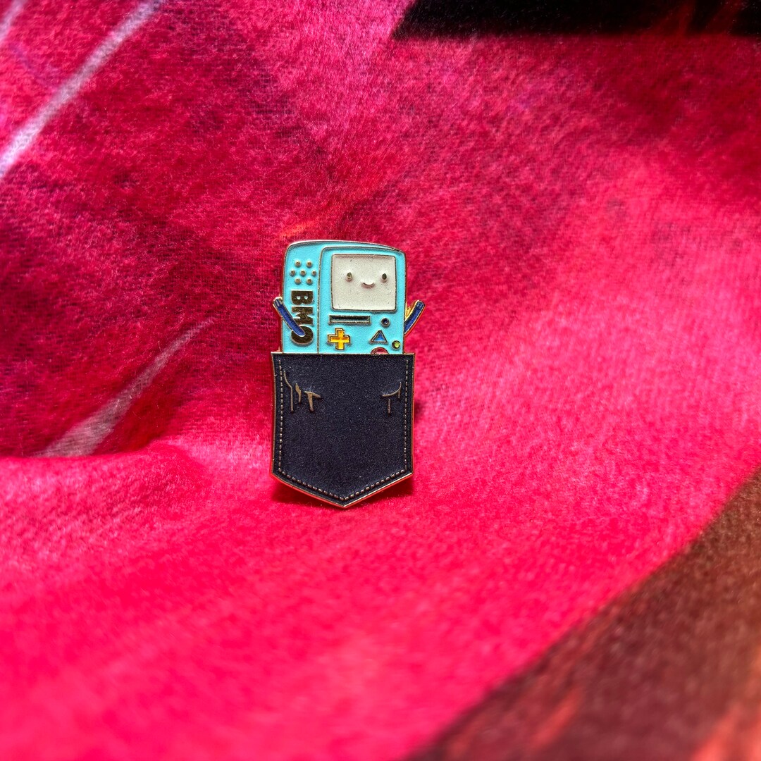 Bmo Soft Enamel Pin Adventure Time Cute Pin Glow-in-the-dark Pin Kawaii ...