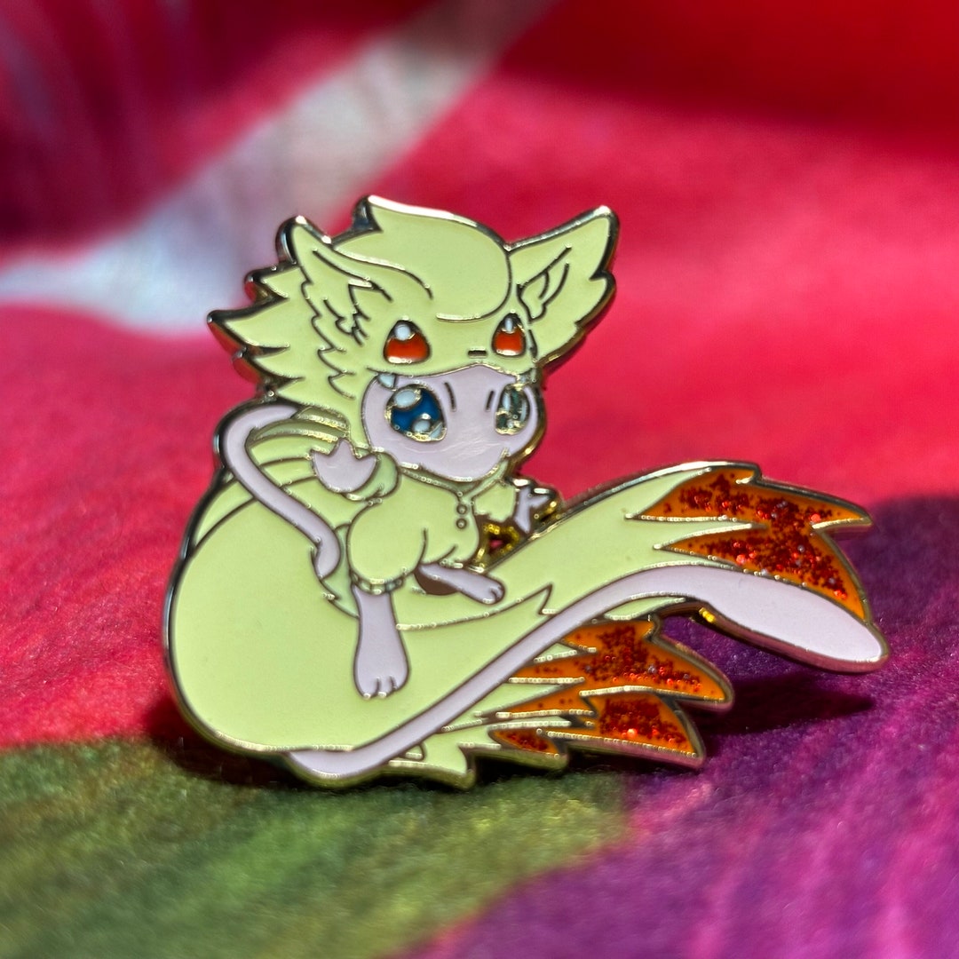 Mew Pokemon Hard Enamel Pin | Ninetails Pin | Cosplay Pin | Cute Pin ...