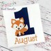 Fox Boys Birthday Shirt - Fox First Birthday Boy - Fox Birthday Party ...