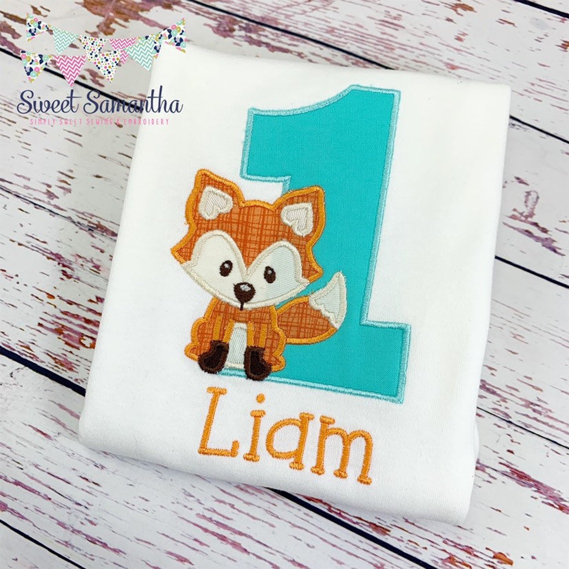Fox Boys Birthday Shirt - Fox First Birthday Boy - Fox Birthday Party ...