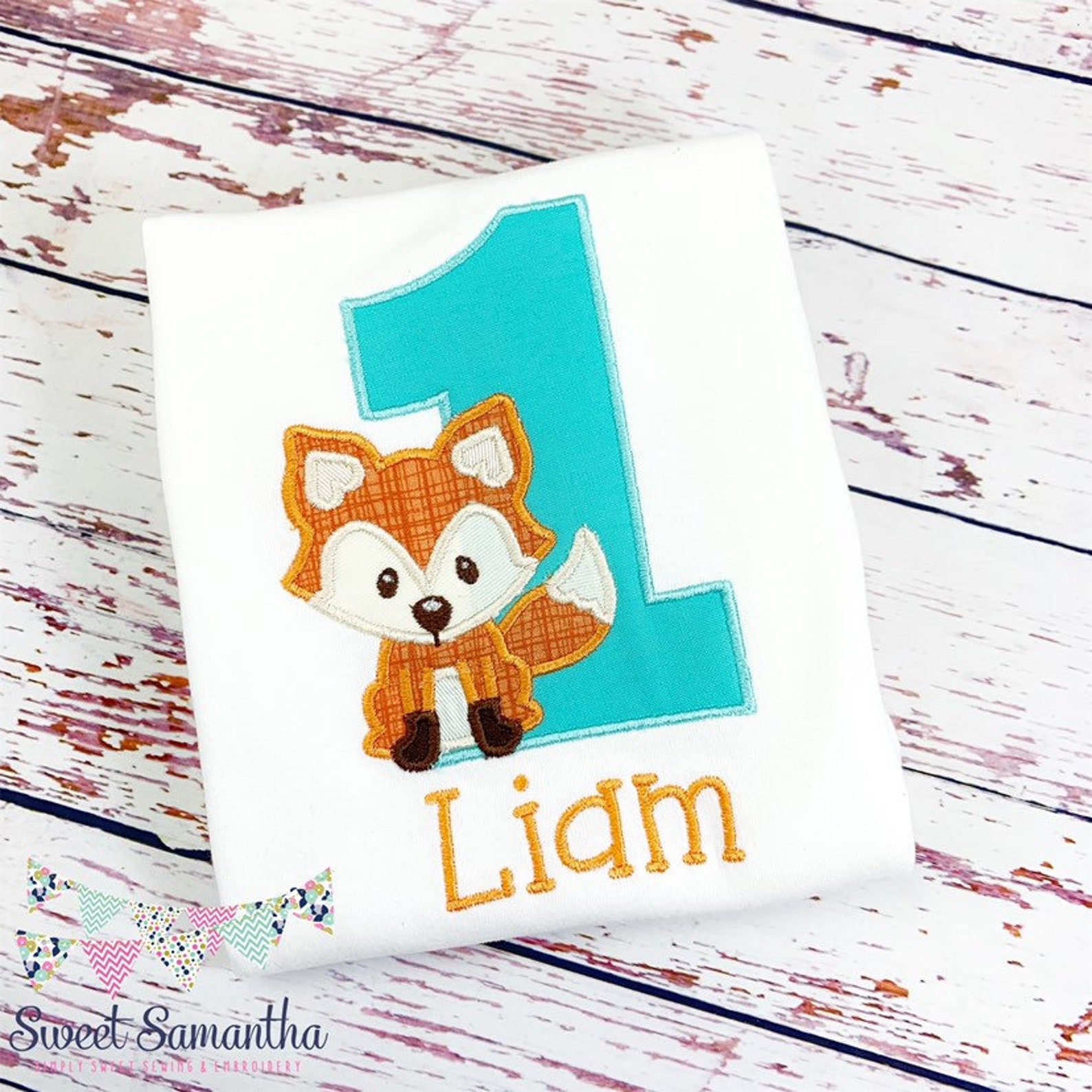 Fox Boys Birthday Shirt - Fox First Birthday Boy - Fox Birthday Party ...