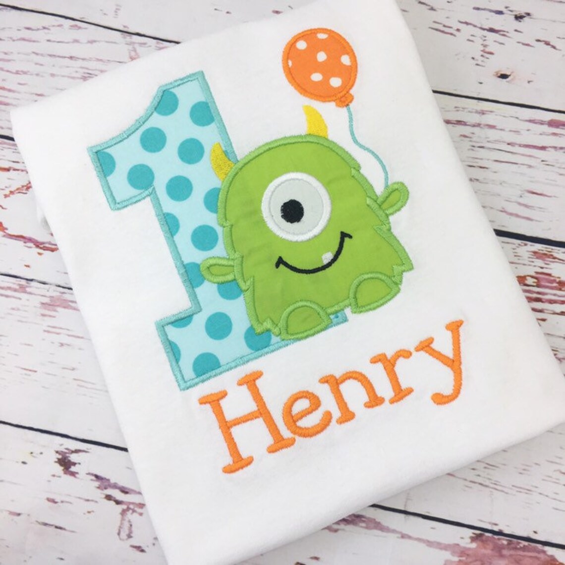 1st Birthday Little Monster Shirt Boys First Birthday - Etsy