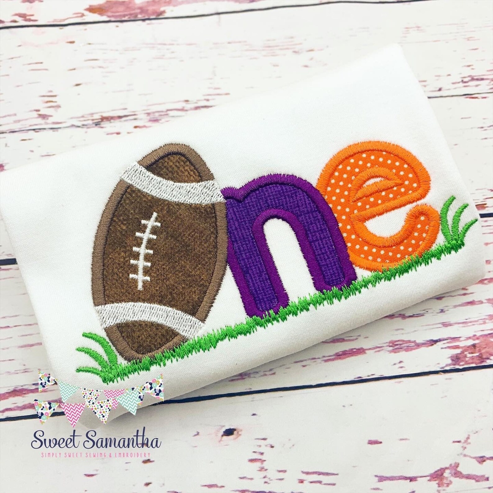 Football One Birthday Shirt Football First Birthday | Etsy