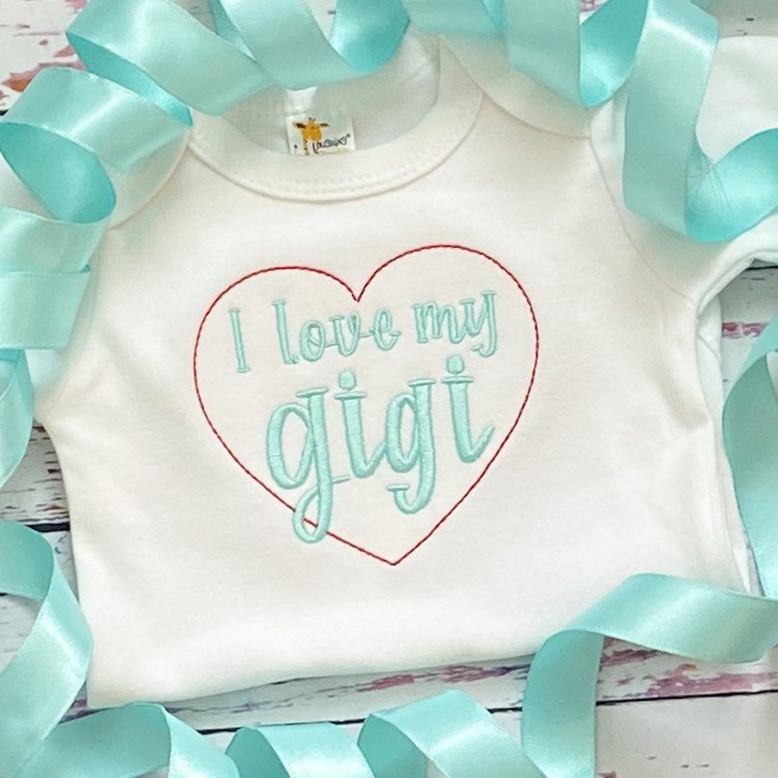 I Love My Gigi Bodysuit - Baby Shower Gift, Pregnancy Reveal - Etsy