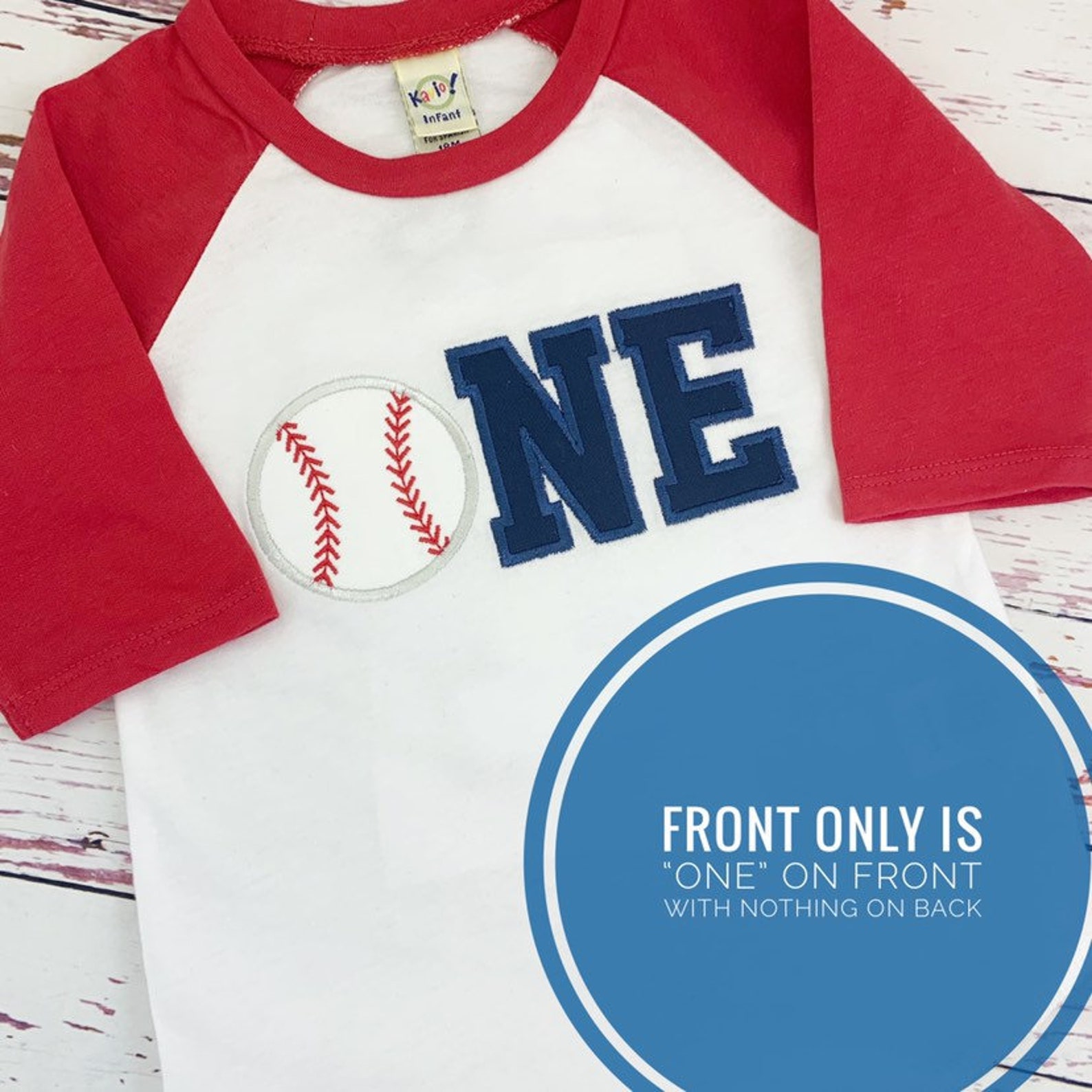 Baseball One Birthday Shirt Baseball First Birthday Baseball Raglan ...