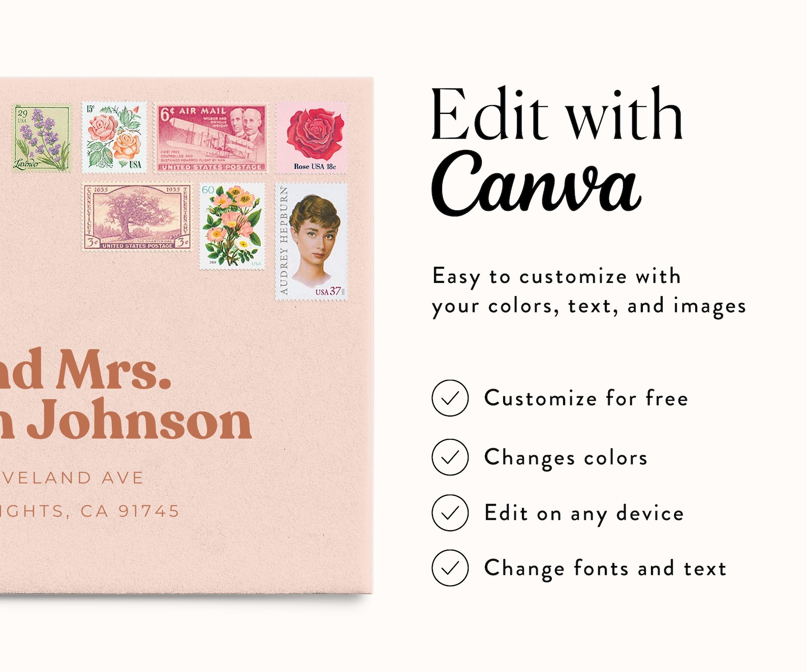 Envelope Address Template | Printable and Editable Envelope Address ...