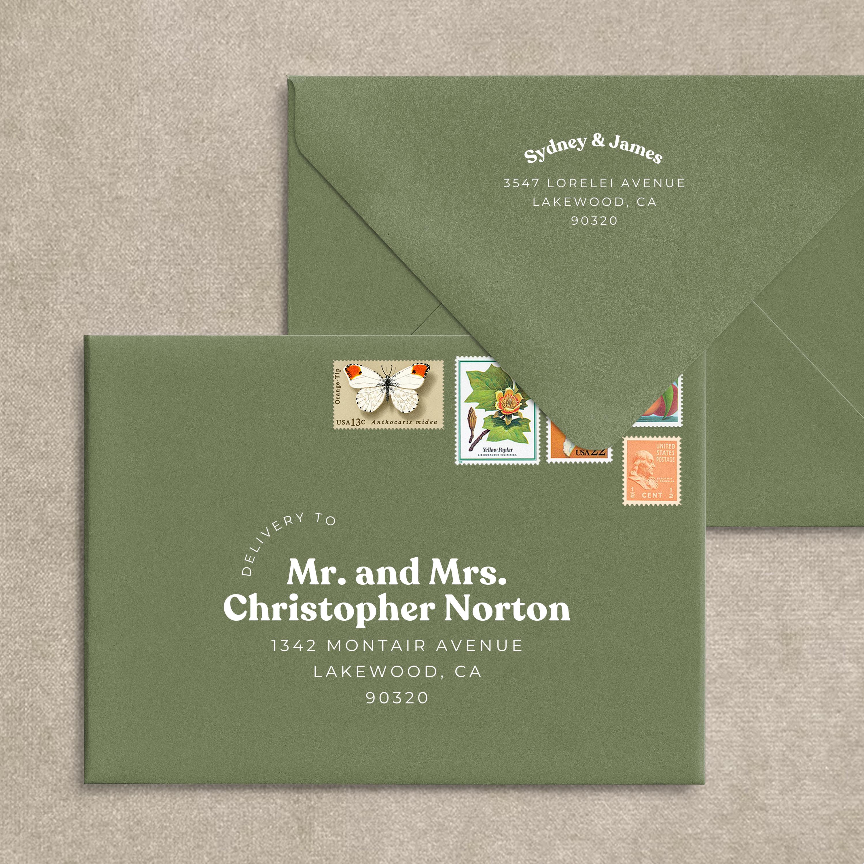 Envelope Address Template | Printable and Editable Envelope Address ...
