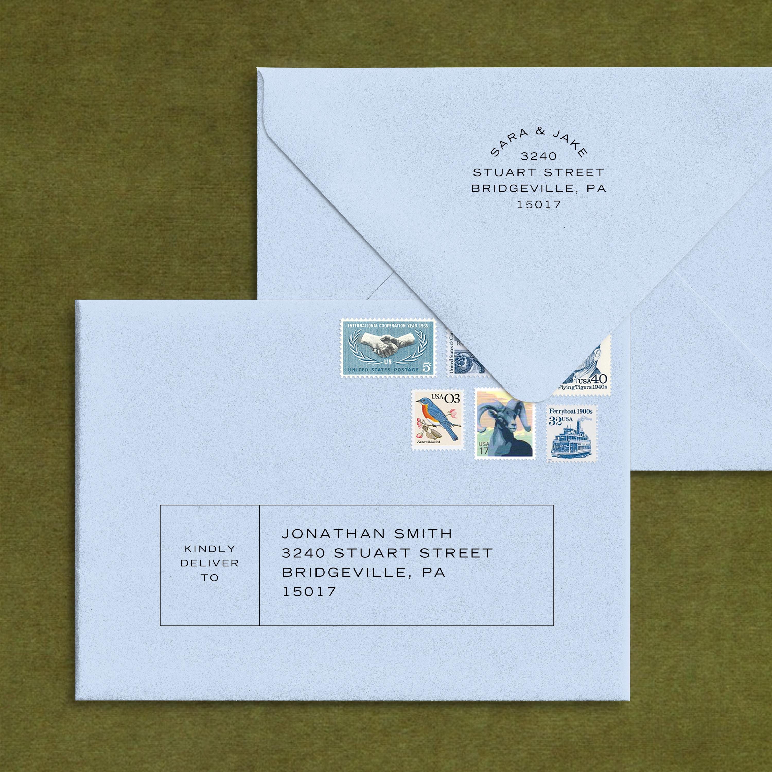 Envelope Address Template | Printable and Editable Envelope Address ...