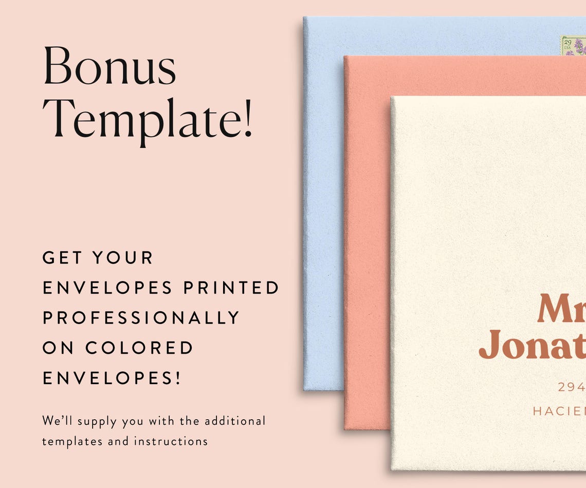 Envelope Address Template | Printable and Editable Envelope Address ...