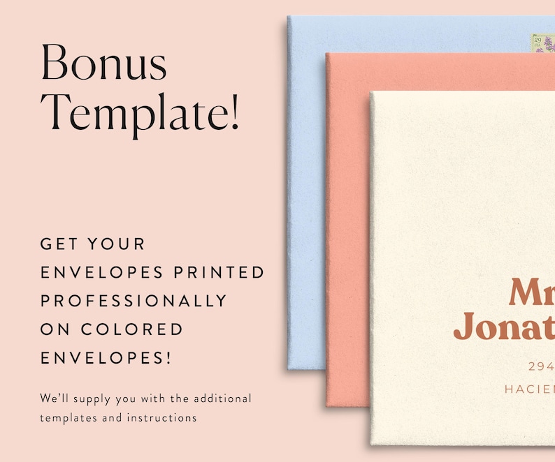 Envelope Address Template | Printable and Editable Envelope Address ...