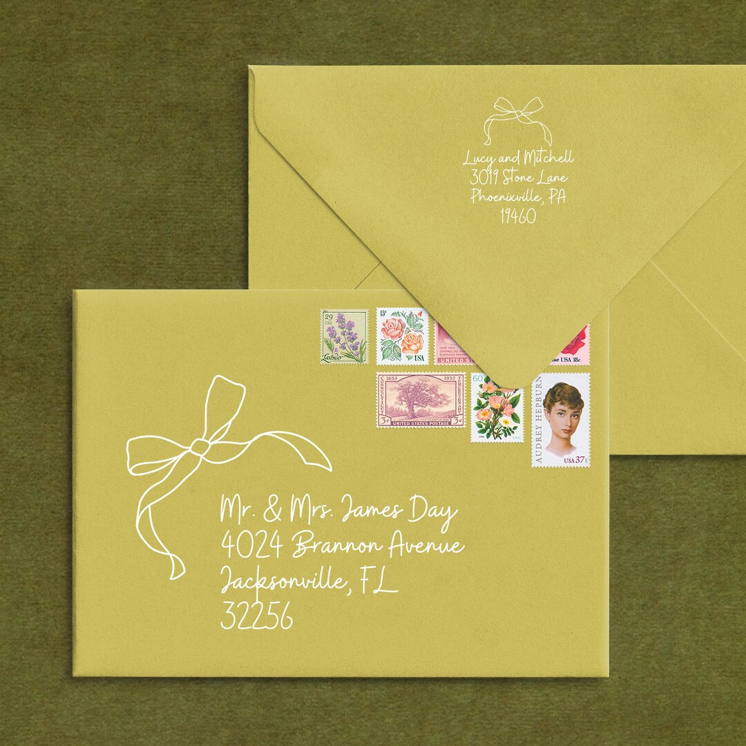 Envelope Address Template | Printable and Editable Envelope Address ...