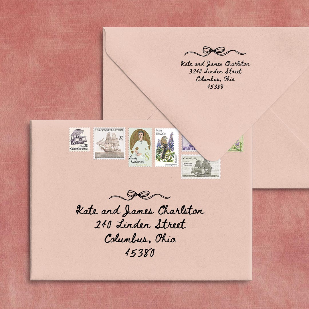 Envelope Address Template | Printable and Editable Envelope Address ...