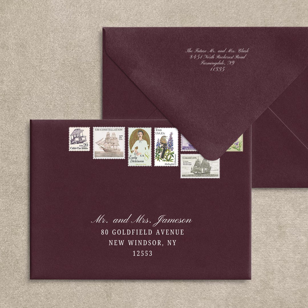 Envelope Address Template | Printable and Editable Envelope Address ...