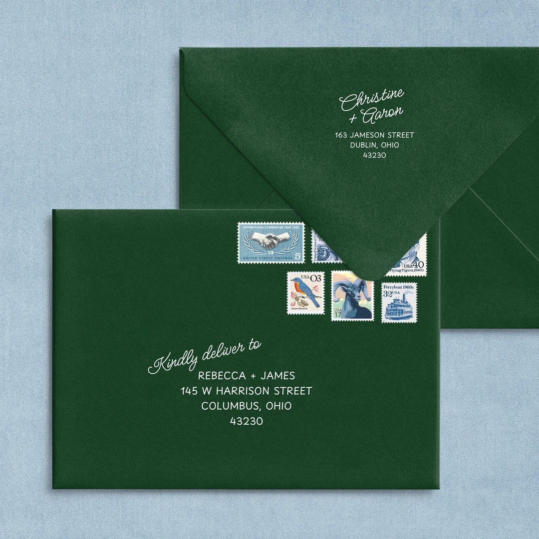 Envelope Address Template | Printable and Editable Envelope Address ...