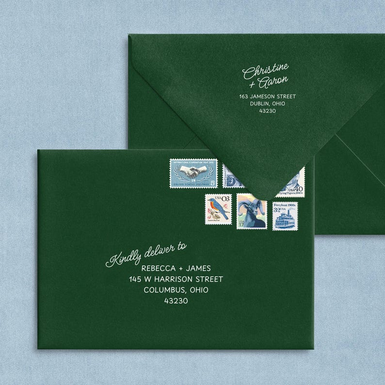 Envelope Address Template | Printable and Editable Envelope Address ...