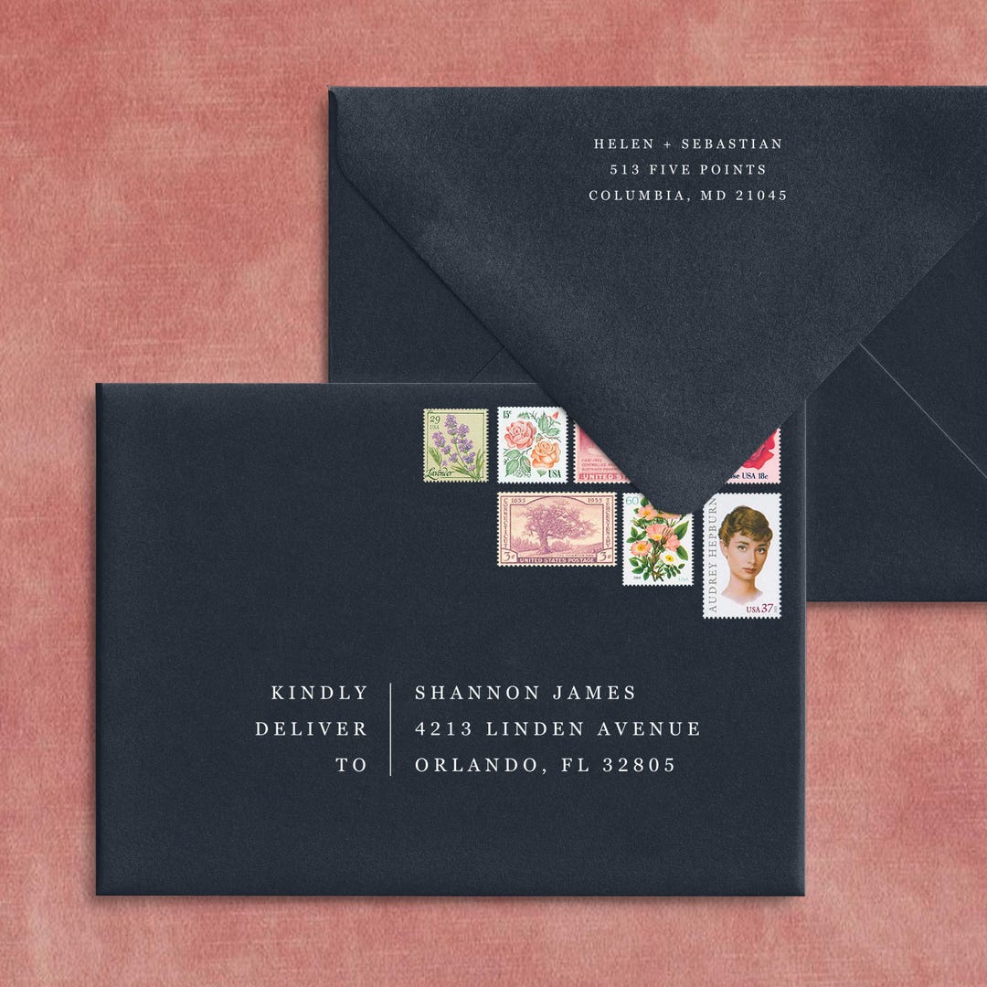 Envelope Address Template | Printable and Editable Envelope Address ...