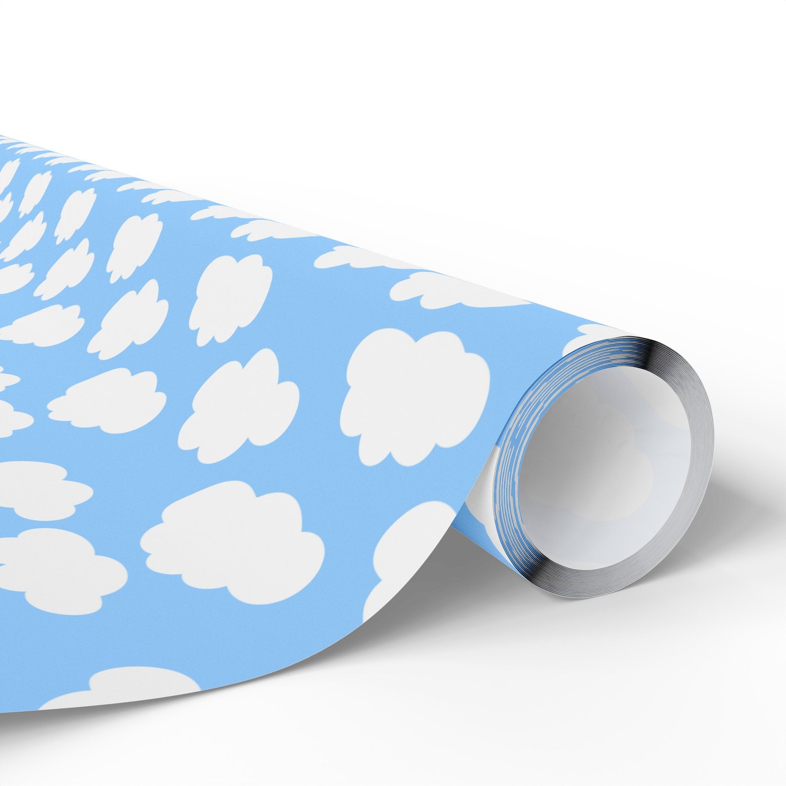 Cloud Wrapping Paper, Cloud Gift Wrapping, Baby Shower Gift Wrap ...