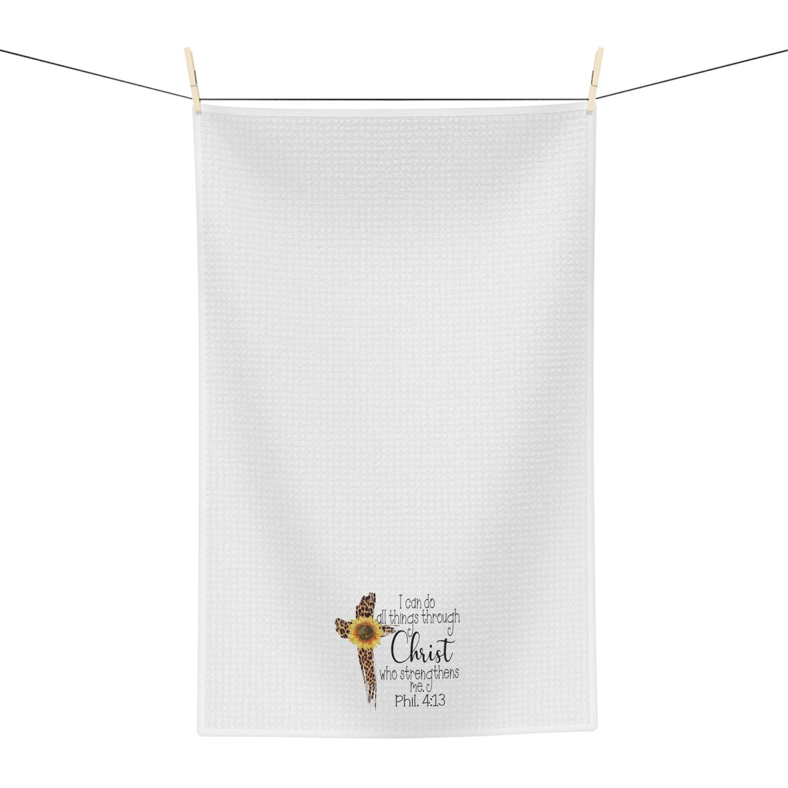 Microfiber Tea Towel, Christian Tea Towel, Christian Kitchen Towel ...