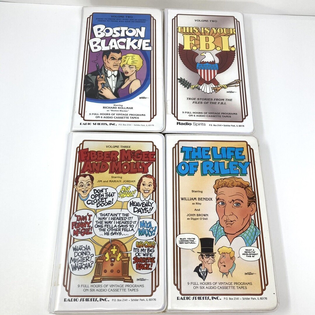 4 Radio Spirits Cassette Shows the Life of Riley Boston - Etsy