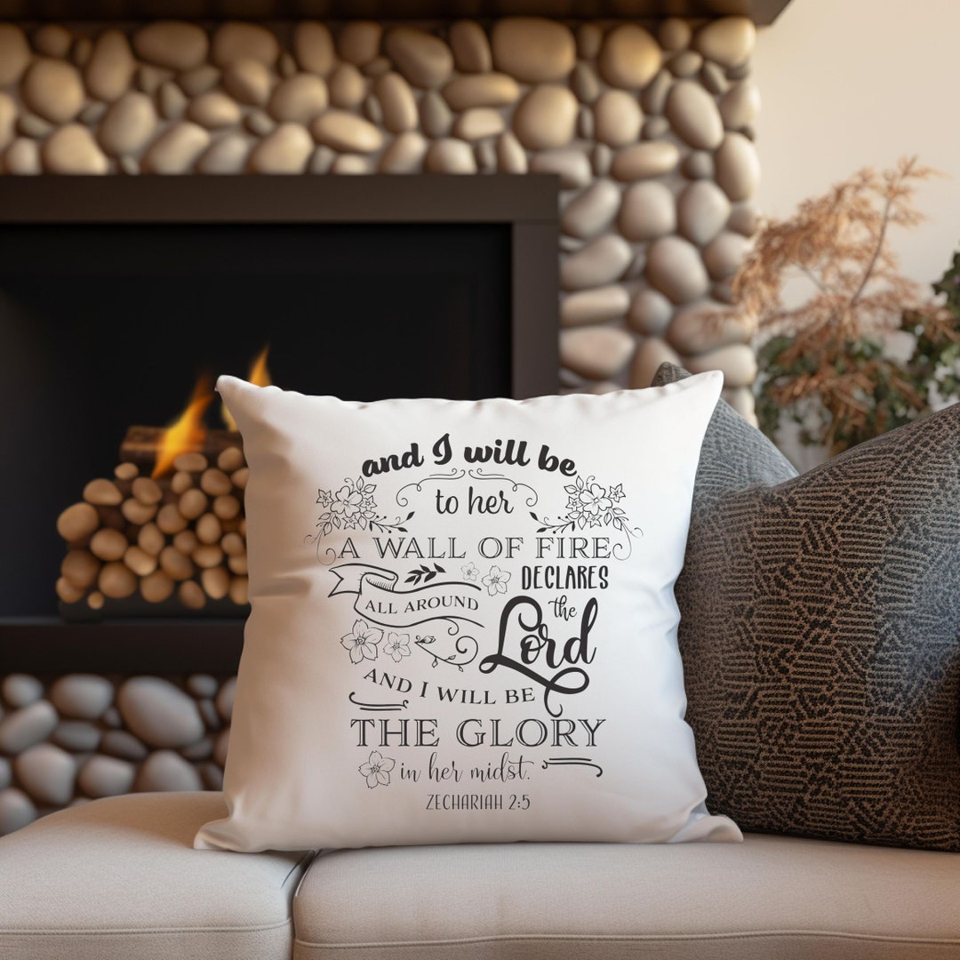 Christian Pillow, Religious Pillow, Scripture Pillow, Jesus Pillow ...