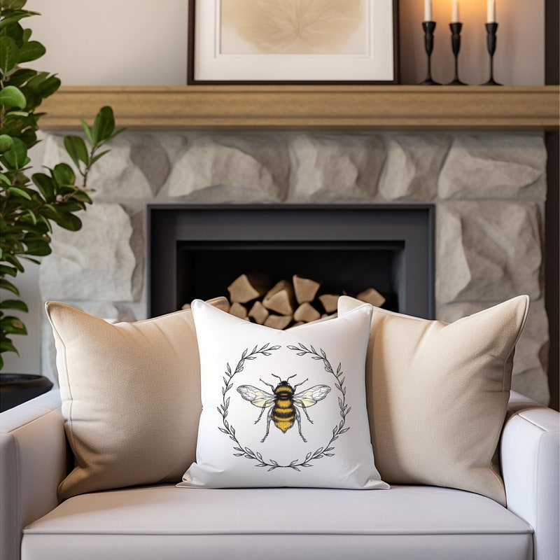 Bee Pillow - Etsy