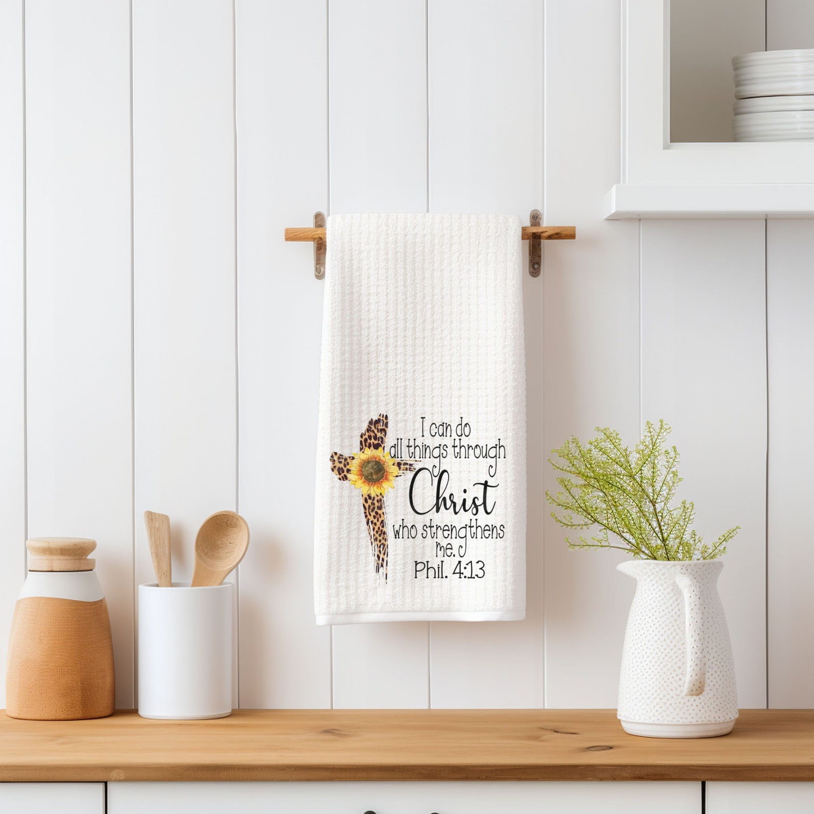 Microfiber Tea Towel, Christian Tea Towel, Christian Kitchen Towel ...